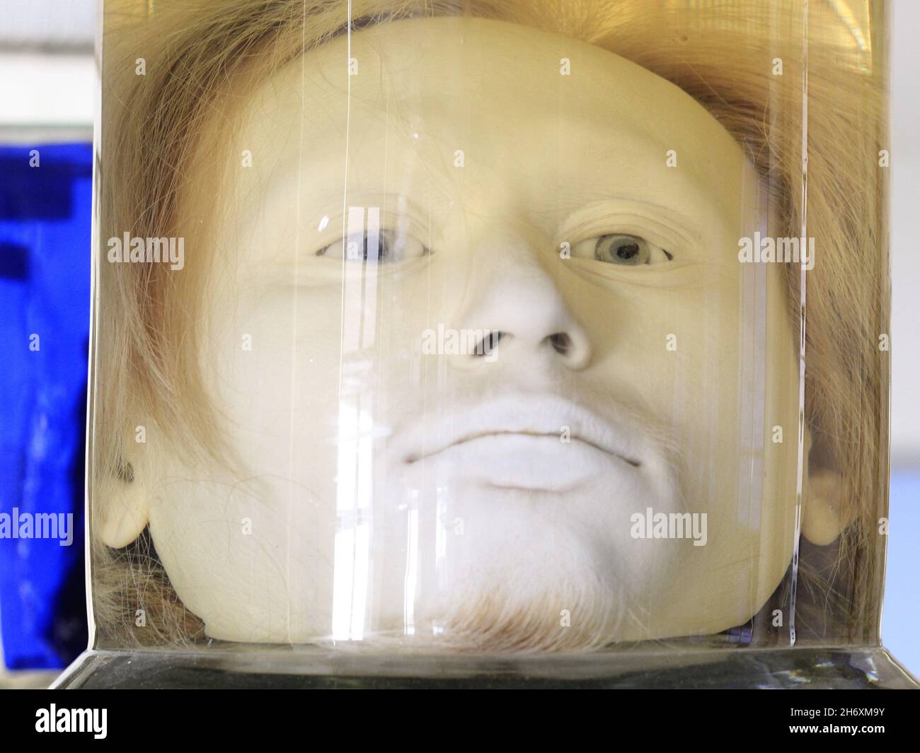 Lisboa, Portugal. 18th Nov, 2021. (INT) Embalmed head of the first ...