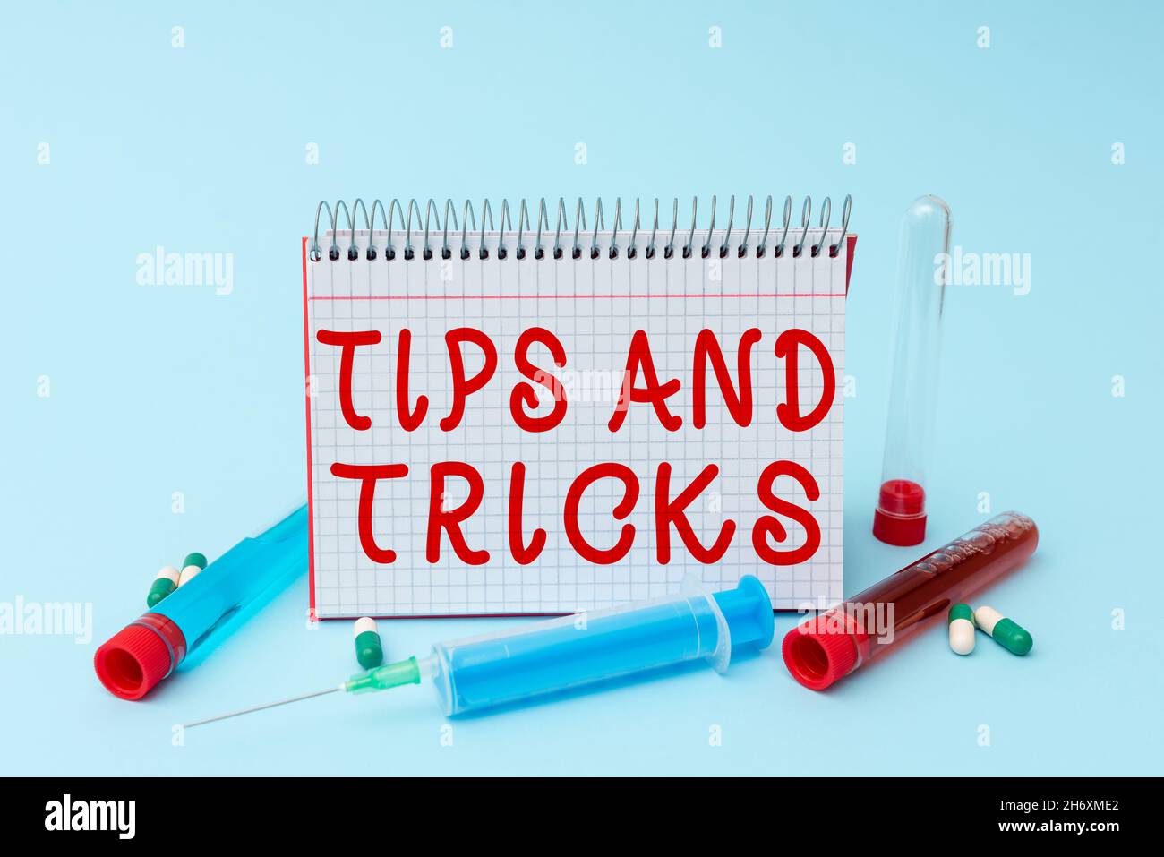 Sign Displaying Tips And Tricks Word Written On Means Piece Advice