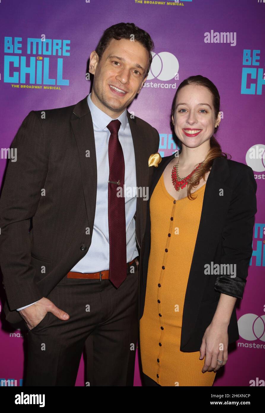 New York - NY - 20190310 - Be More Chill Broadway Opening Night arrivals at the Longacre Theatre ...