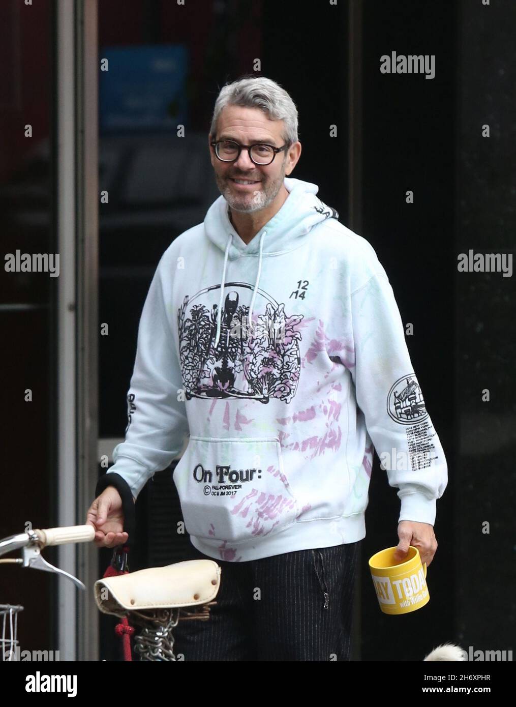 New York - NY - 10/20/2019 - Andy Cohen walking his dog Wachaand ...