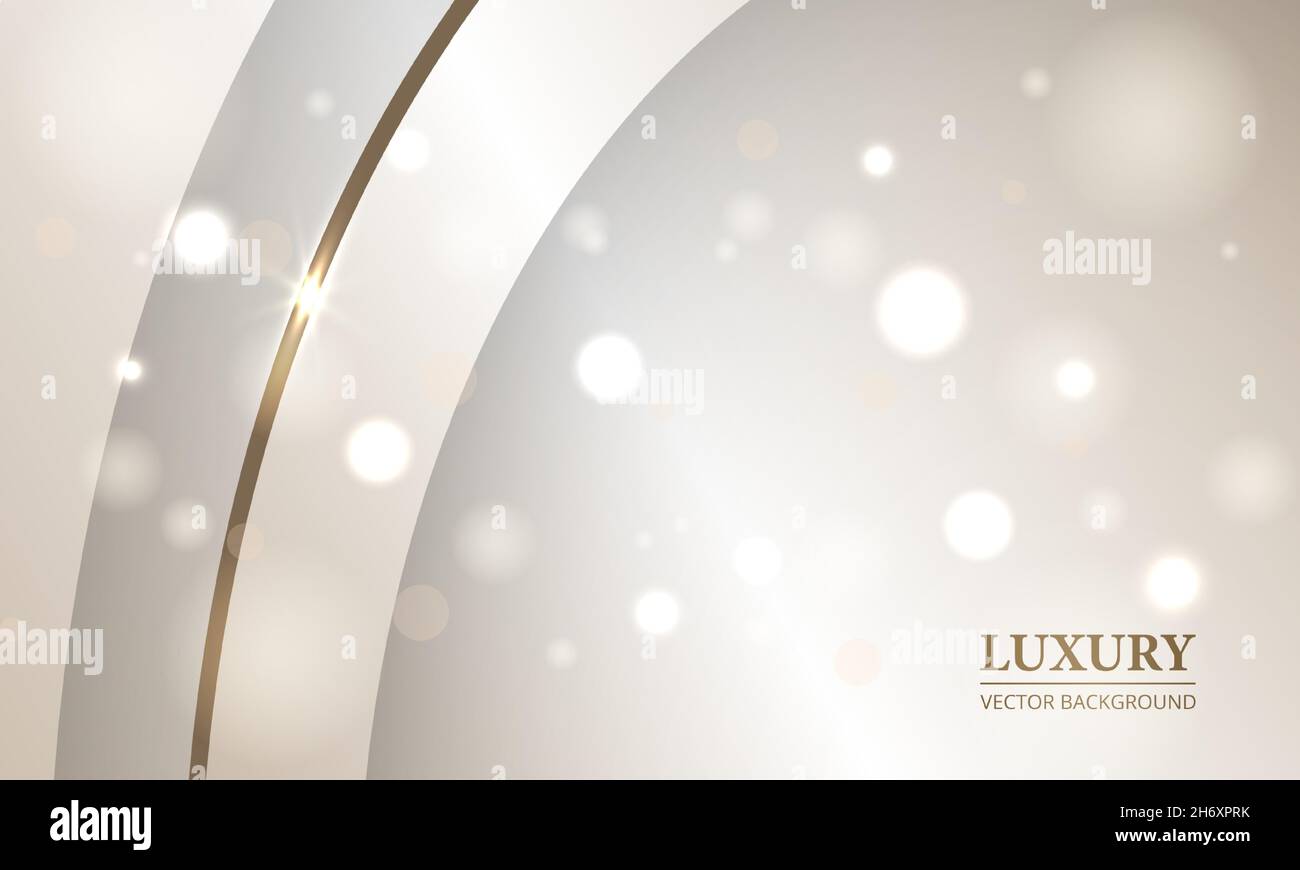 Abstract luxury elegant festive realistic beige background with gold ...