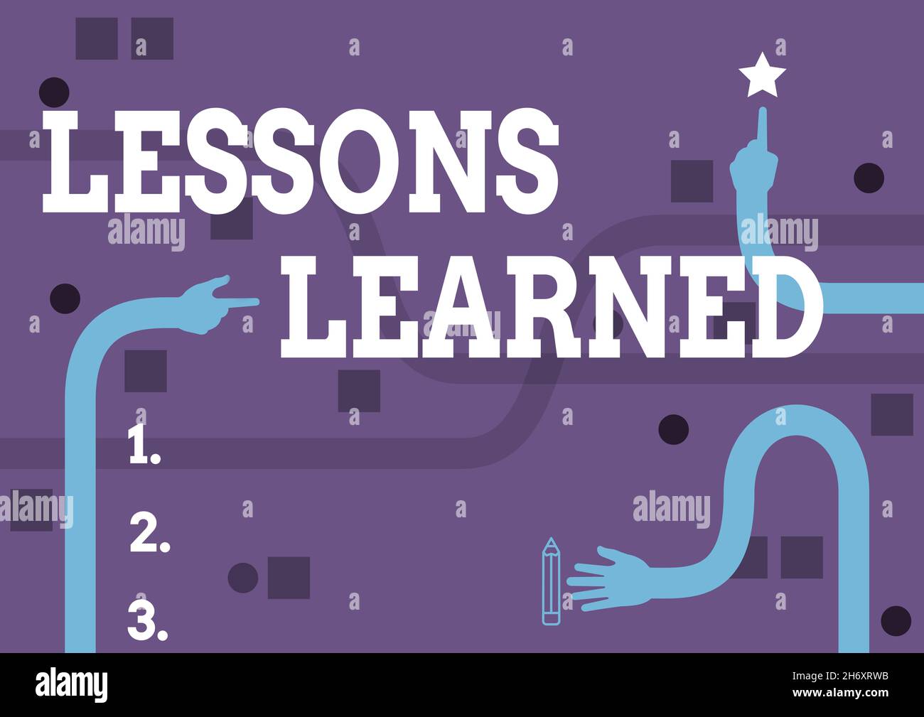 Hand writing sign Lessons Learned. Conceptual photo experiences ...