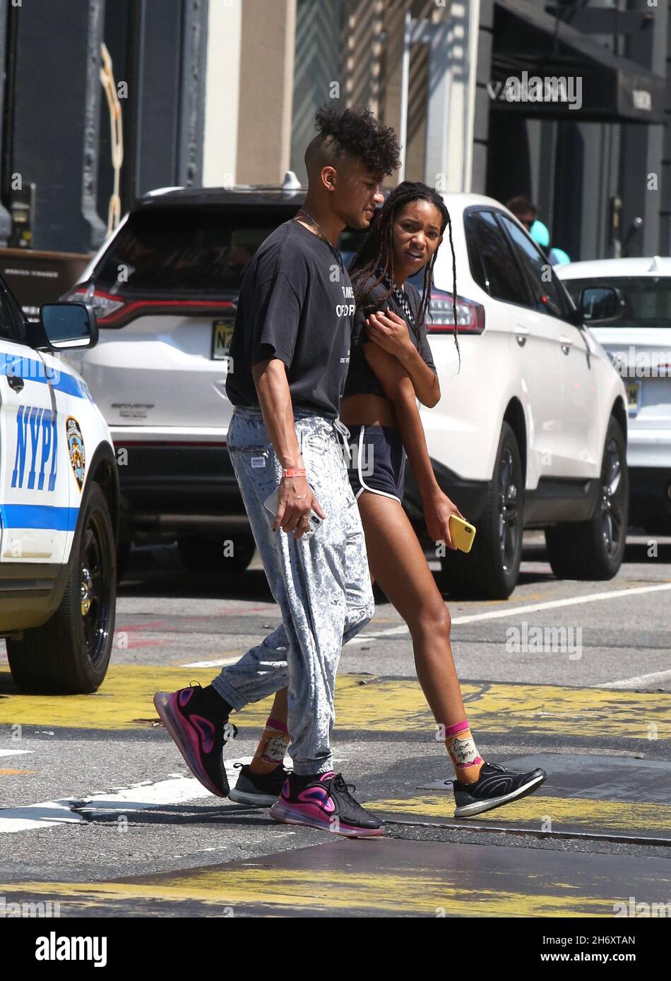 New York - NY - 07/28/2019- Willow Smith and boyfriend Tyler Cole ...
