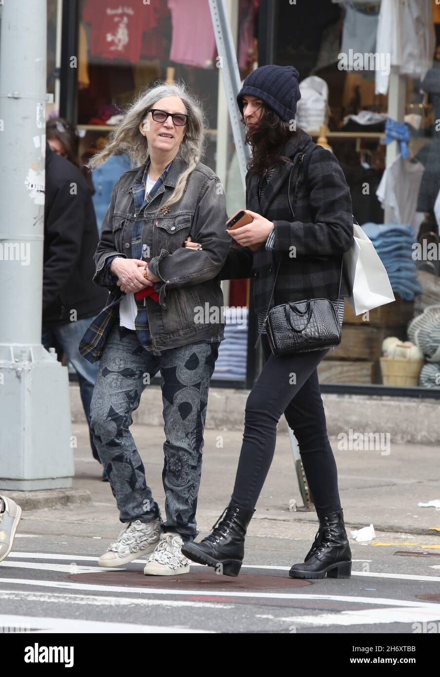 New York - NY - 03/30/2019 - Patti Smith and Daughter Jesse Smith ...
