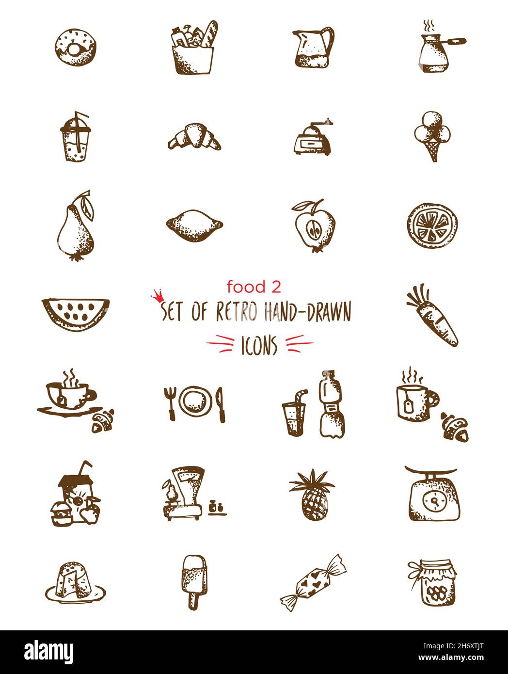 Background set drinks food Cut Out Stock Images & Pictures - Alamy