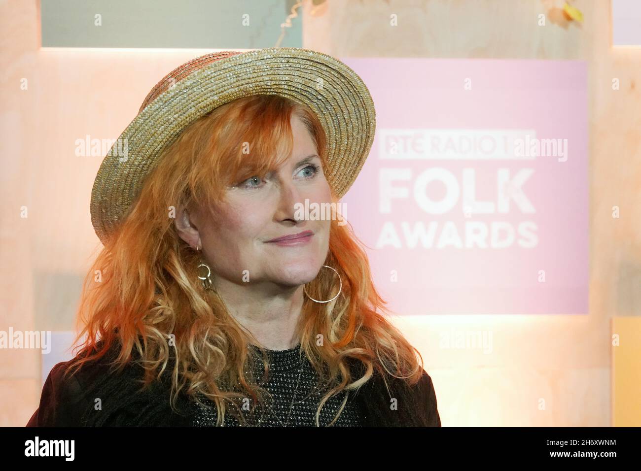 Eddi Reader backstage at the RTE Radio 1 Folk Awards at Vicar Street in ...