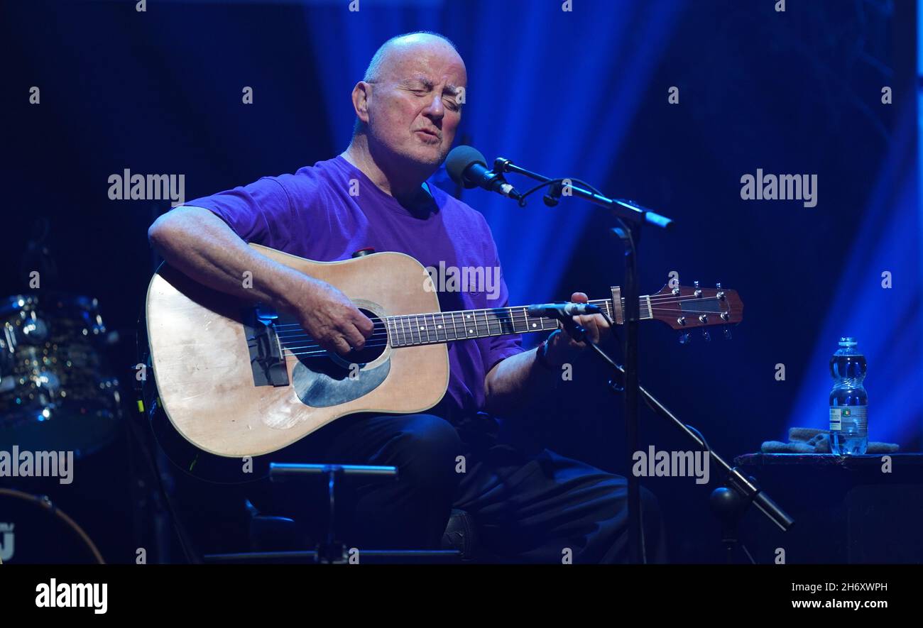 Christy Moore performing at the RTE Radio 1 Folk Awards at Vicar Street ...