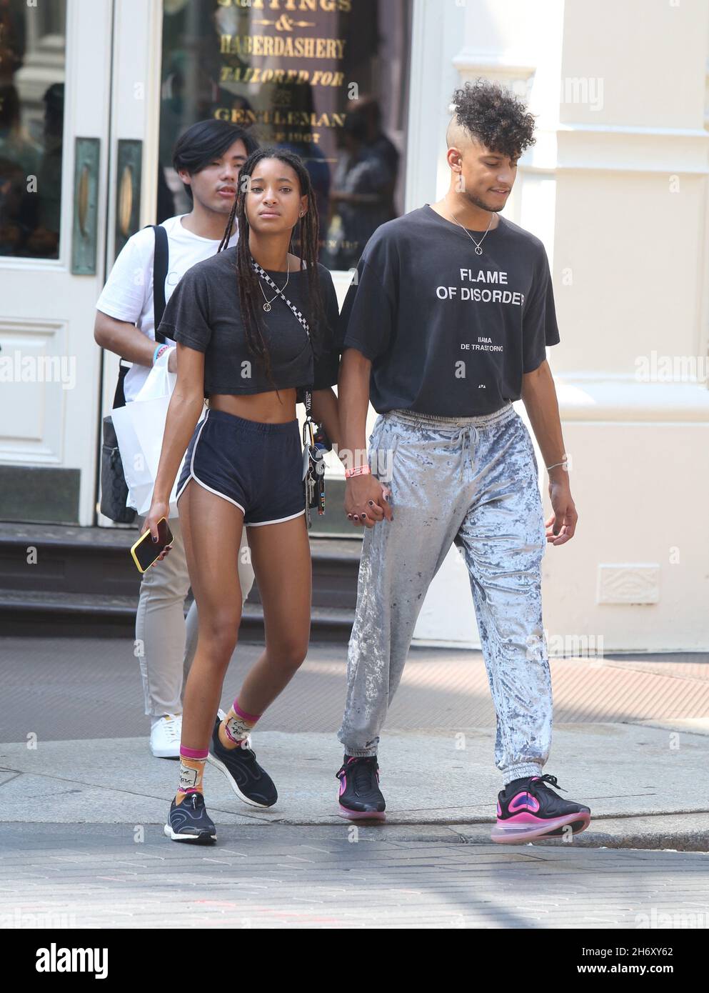 New York - NY - 07/28/2019- Willow Smith and boyfriend Tyler Cole walking around Soho -PICTURED ...