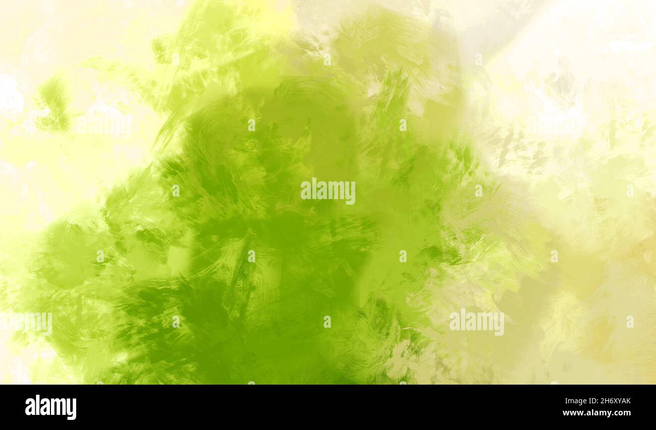 Messy brush paint surface painted with green paint hi-res stock ...