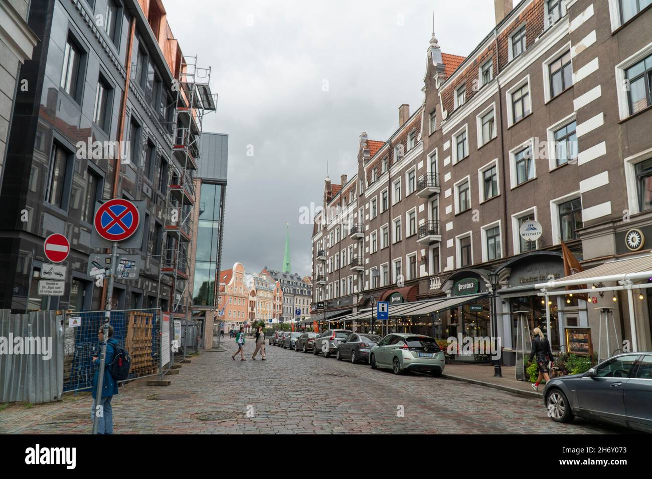 Lettonia street hi-res stock photography and images - Alamy