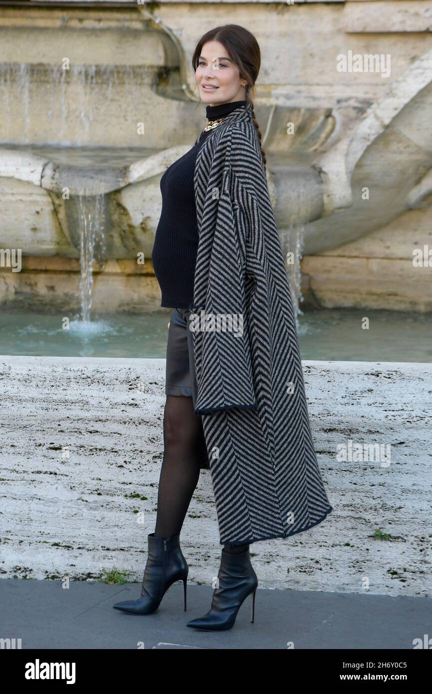 Ilaria Spada attends the photocall of the movie Una famiglia mostruosa ...