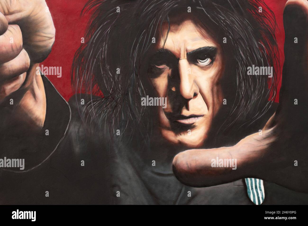 16th November 2021, Cheltenham, England, High Street Car Park. Artist ...