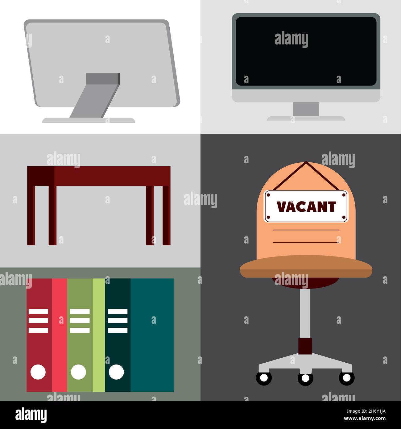 icons sign vacant office Stock Vector Image & Art - Alamy