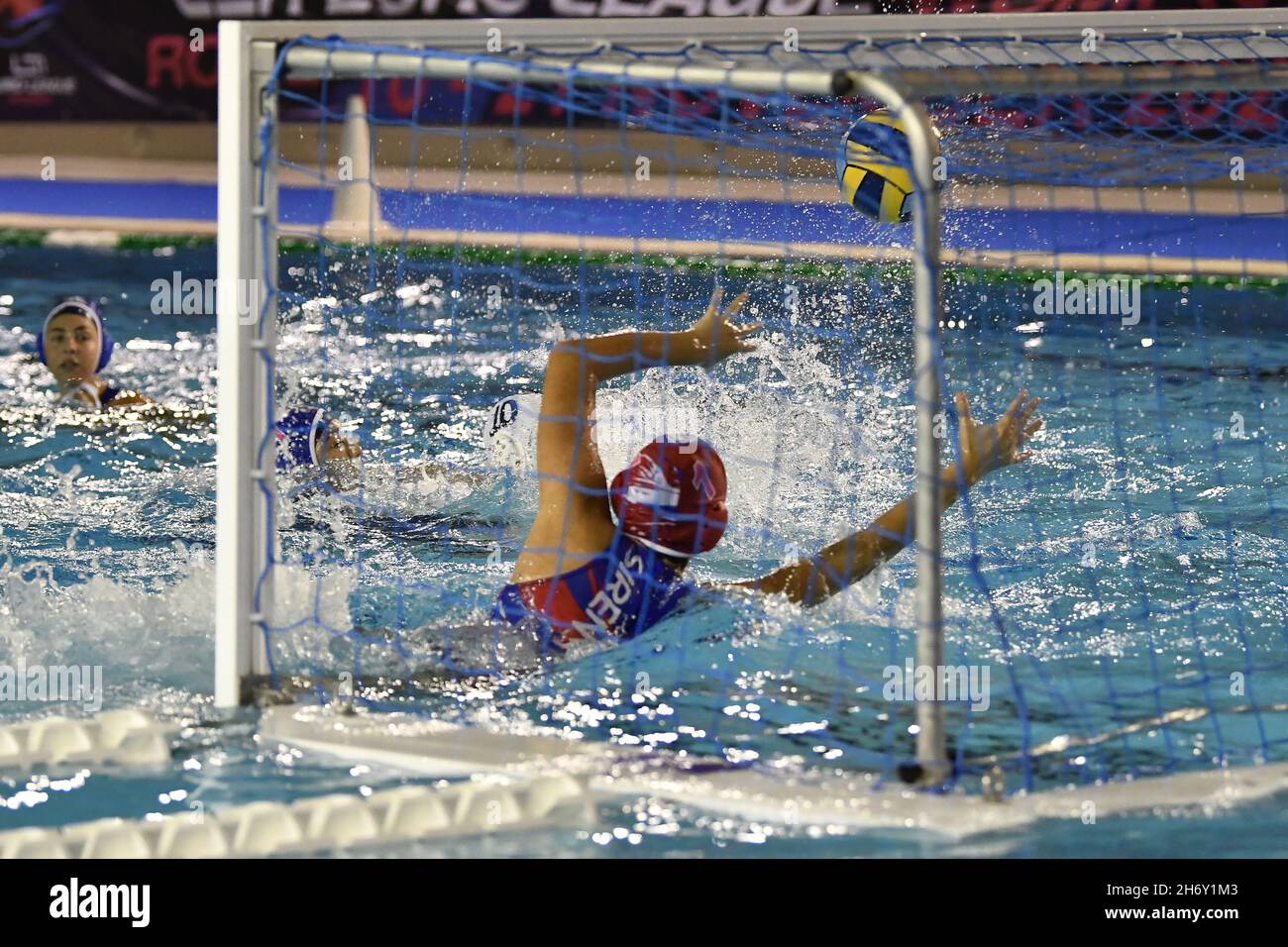 Kelise AGIUS of Sirens Malta (MLT) in action during the Waterpolo Euro ...