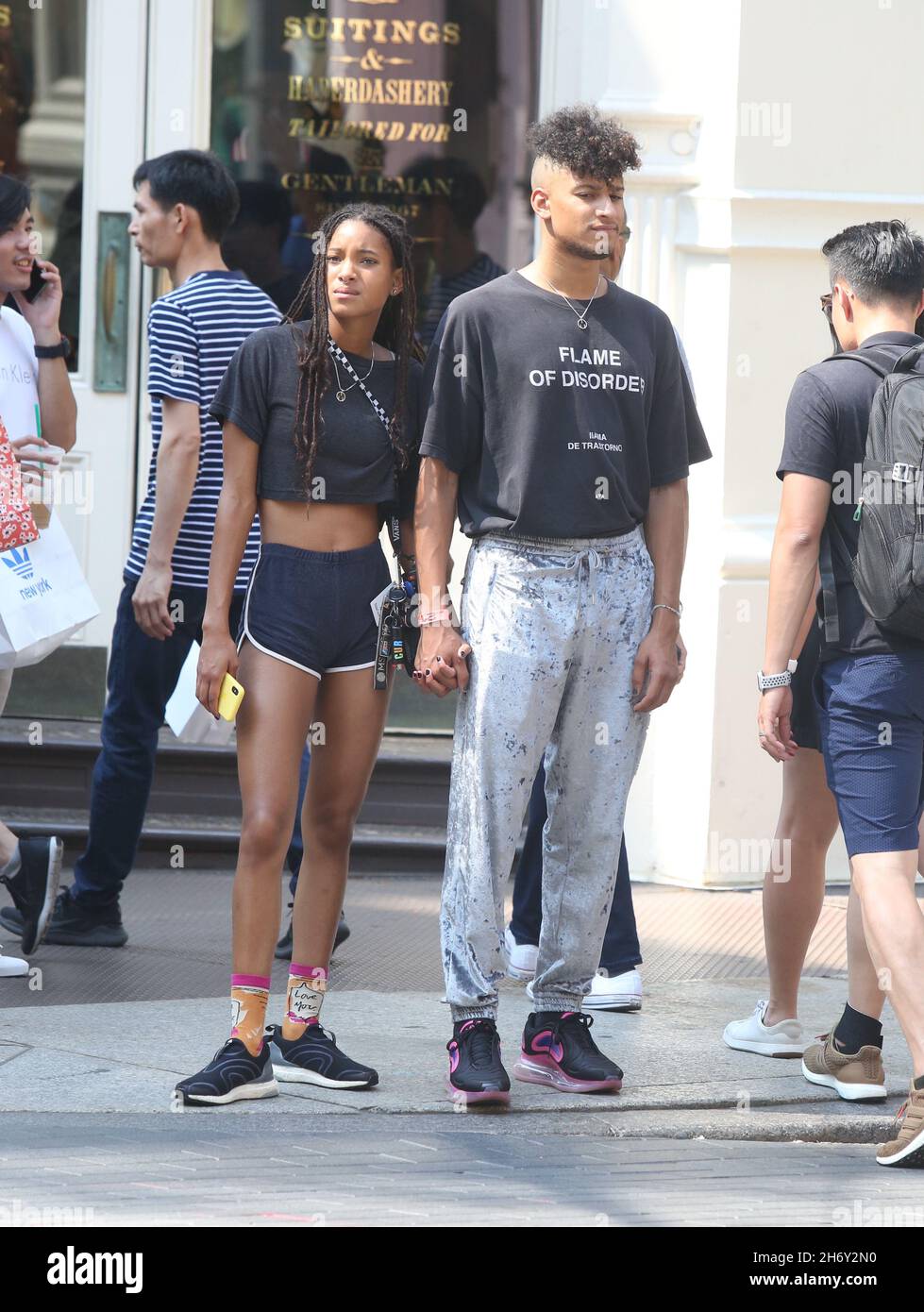 New York - NY - 07/28/2019- Willow Smith and boyfriend Tyler Cole ...
