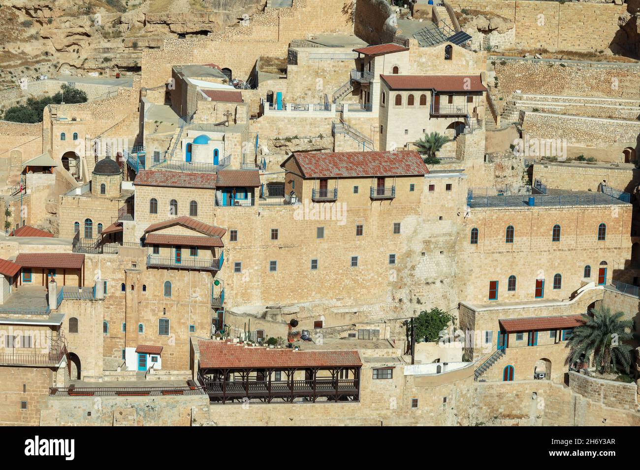 Mar Saba Greek Orthodox Monastery in Israel Stock Photo - Alamy