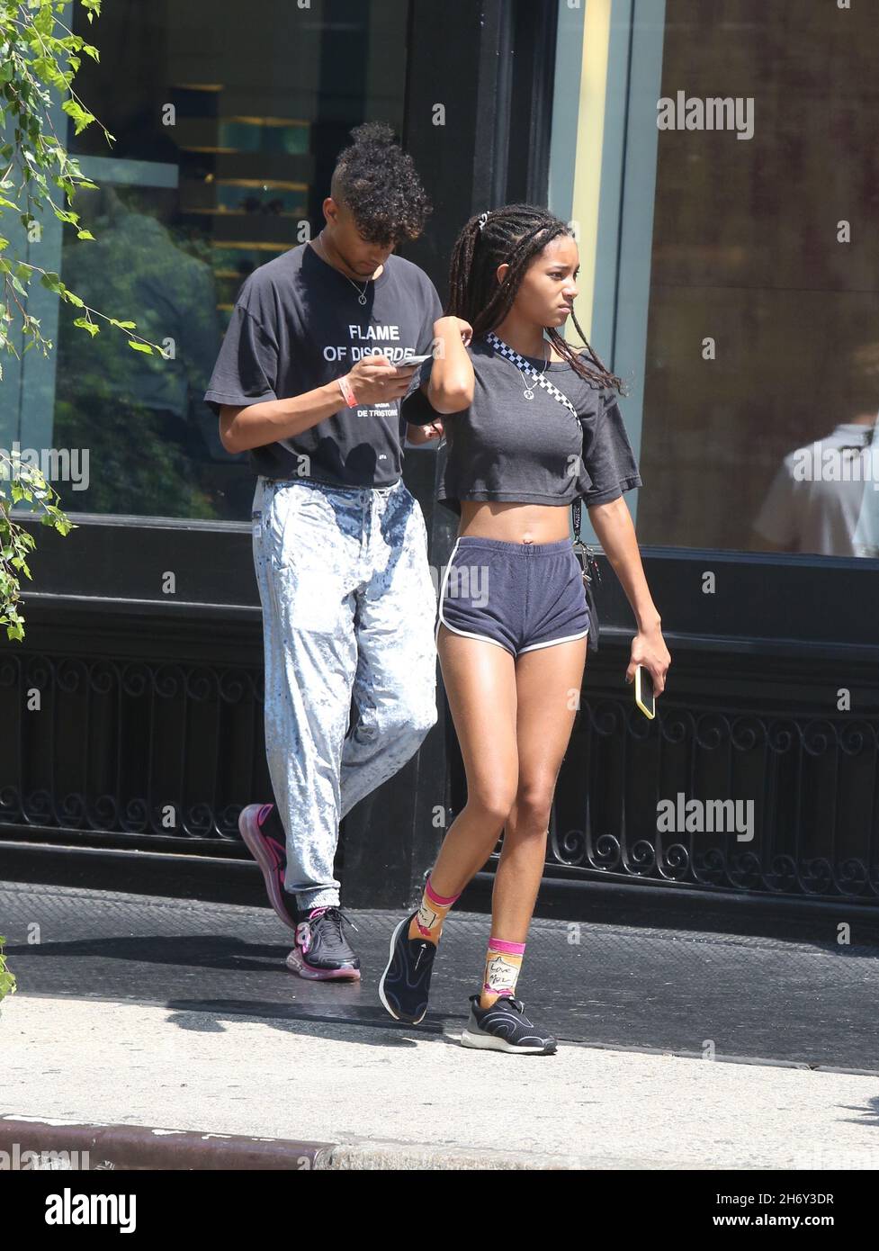 New York - NY - 07/28/2019- Willow Smith and boyfriend Tyler Cole ...