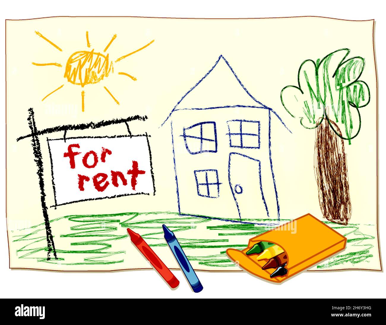 Childs housing Cut Out Stock Images & Pictures - Alamy