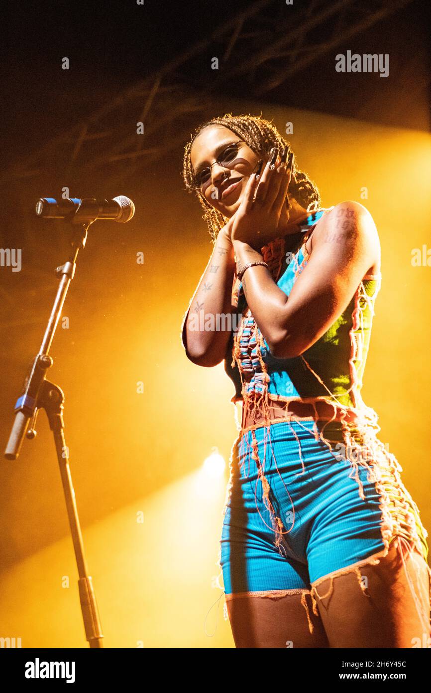 Milan Italy. 17 November 2021. The Angolan rapper and singer Diana De ...