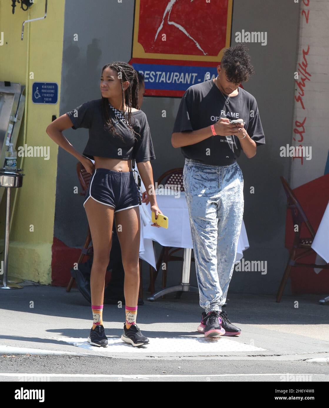 New York - NY - 07/28/2019- Willow Smith and boyfriend Tyler Cole ...
