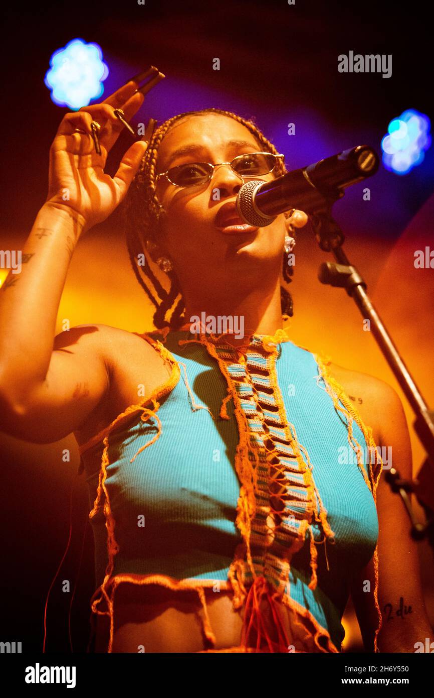 Milan Italy. 17 November 2021. The Angolan rapper and singer Diana De ...