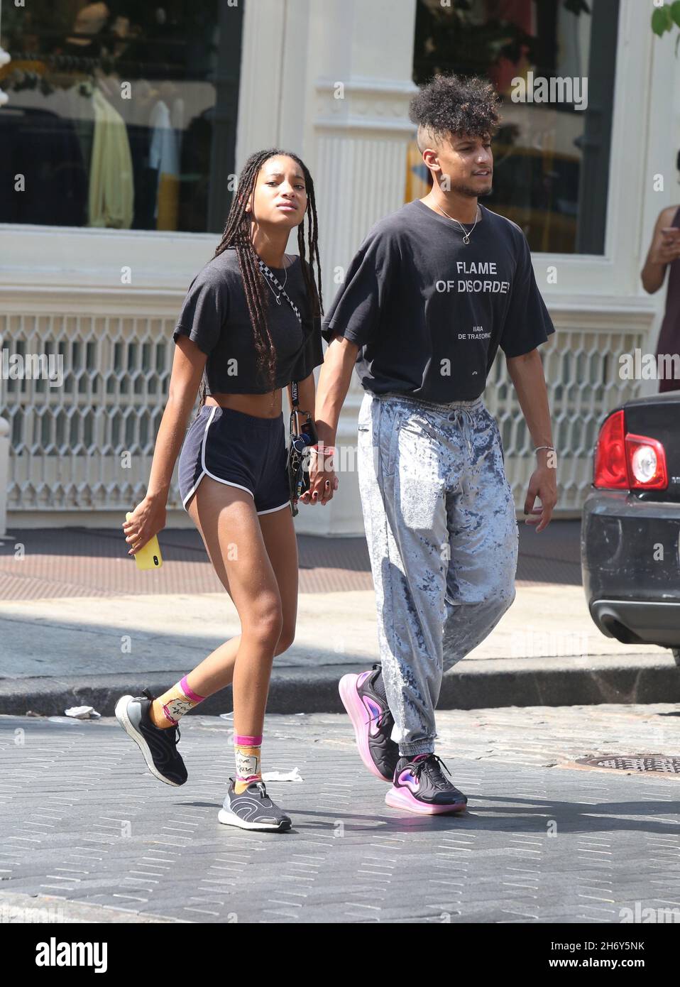 New York - NY - 07/28/2019- Willow Smith and boyfriend Tyler Cole ...