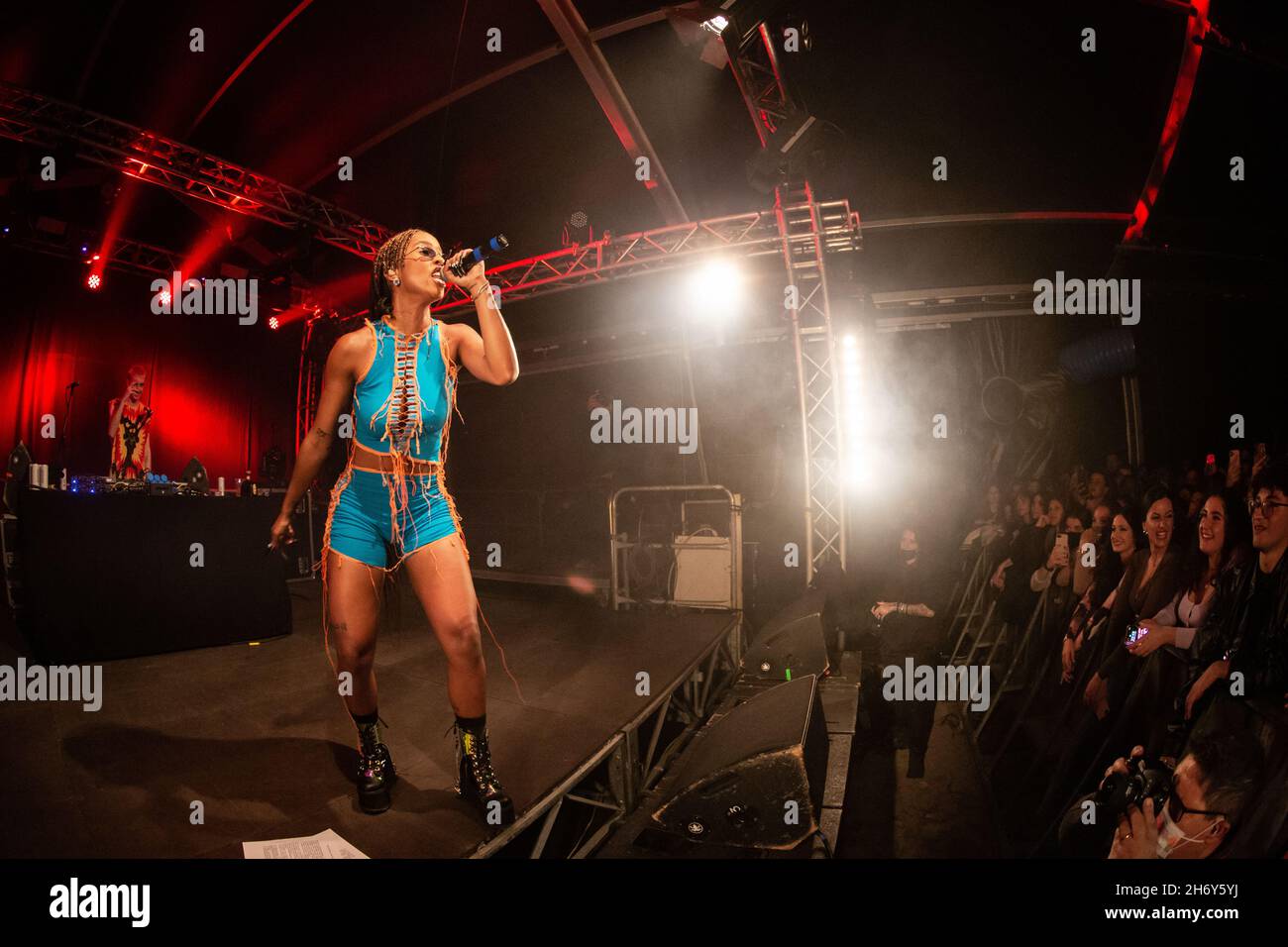 Milan Italy. 17 November 2021. The Angolan rapper and singer Diana De ...