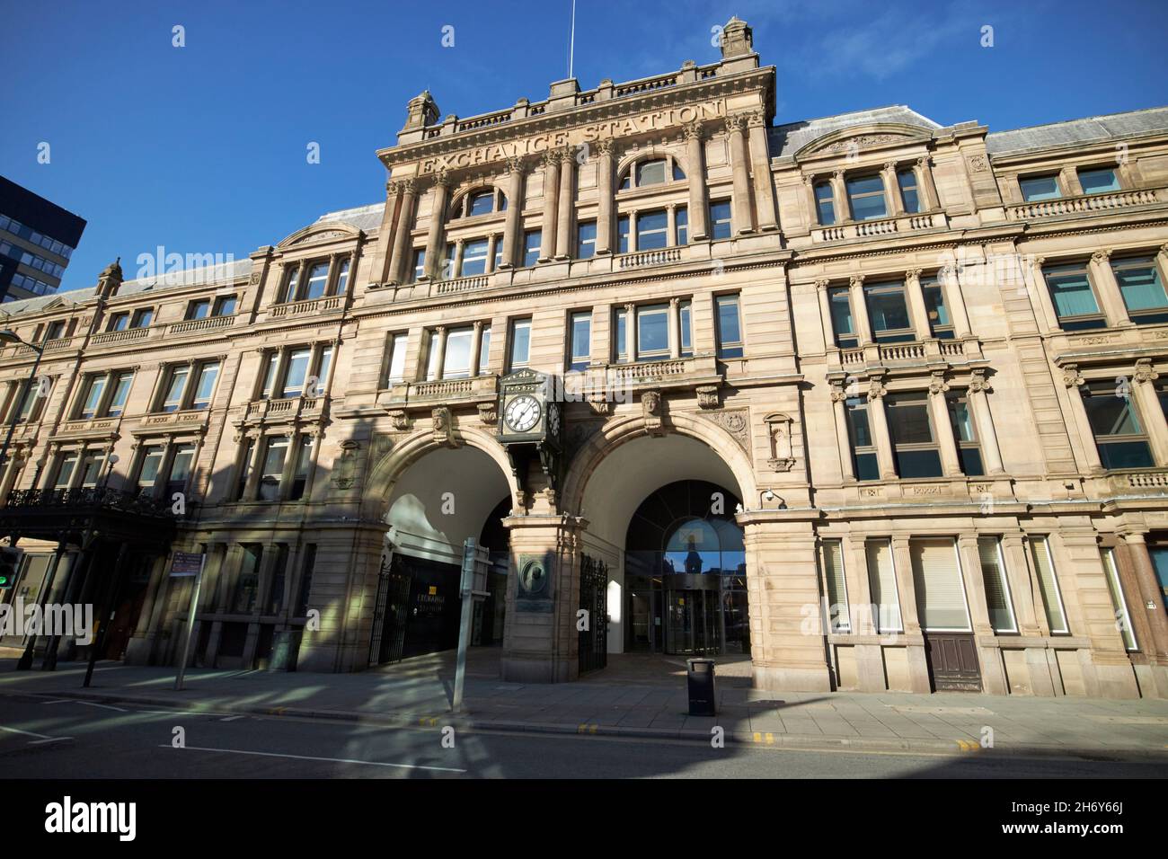 exchange station building Liverpool merseyside uk Stock Photo - Alamy