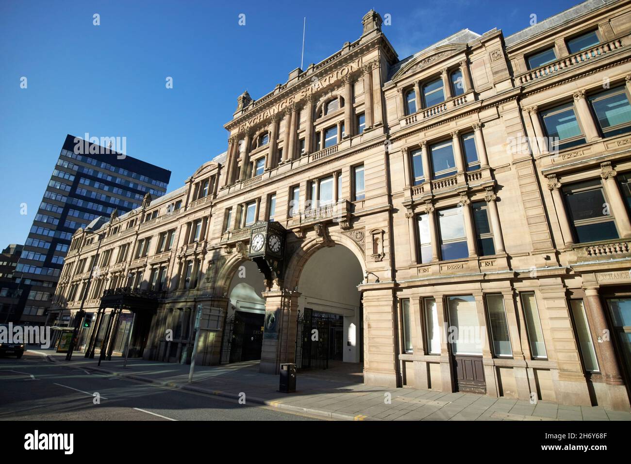 exchange station building Liverpool merseyside uk Stock Photo - Alamy