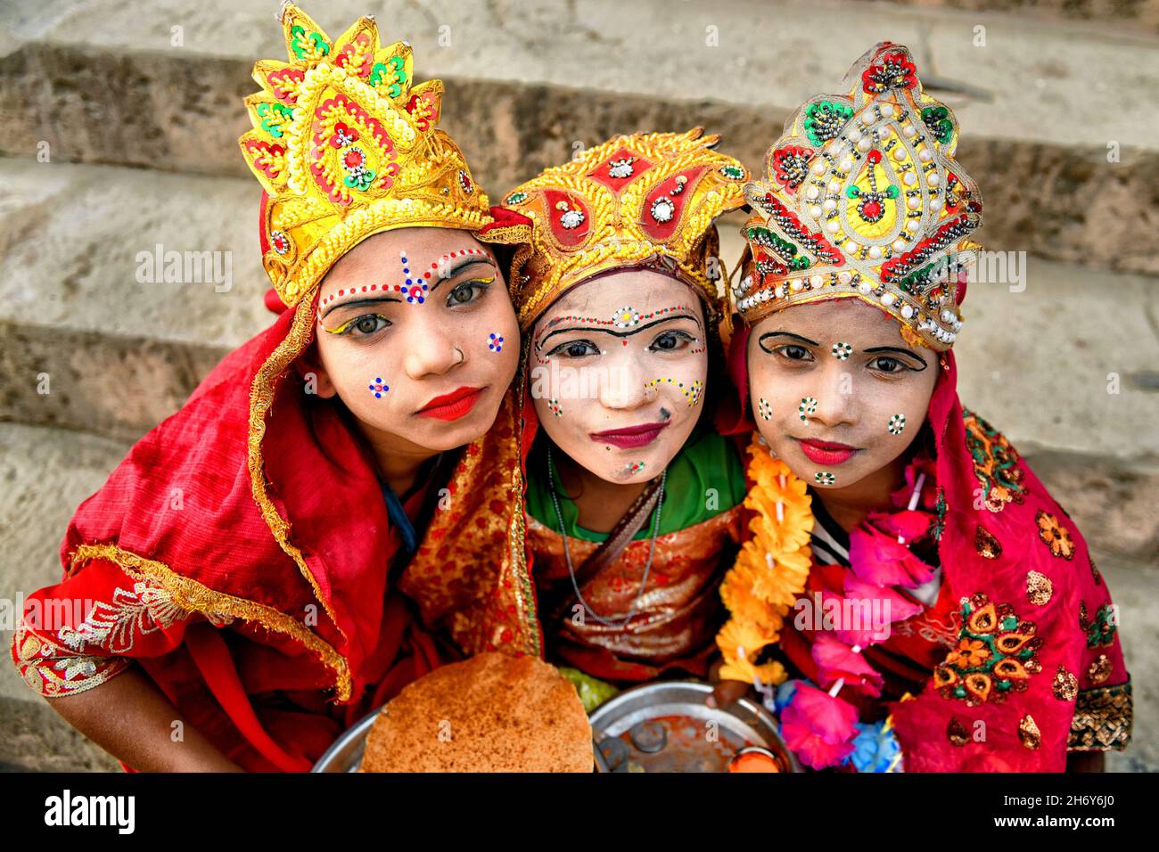 Little children dressed as different Hindu Mythological Character for ...