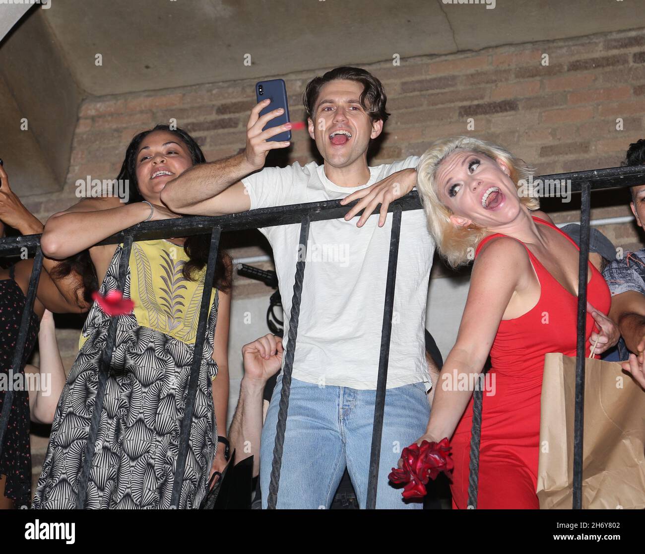 New York - NY - 20190628 - Aaron TveitKaren OlivoRobyn Hurderand the ...