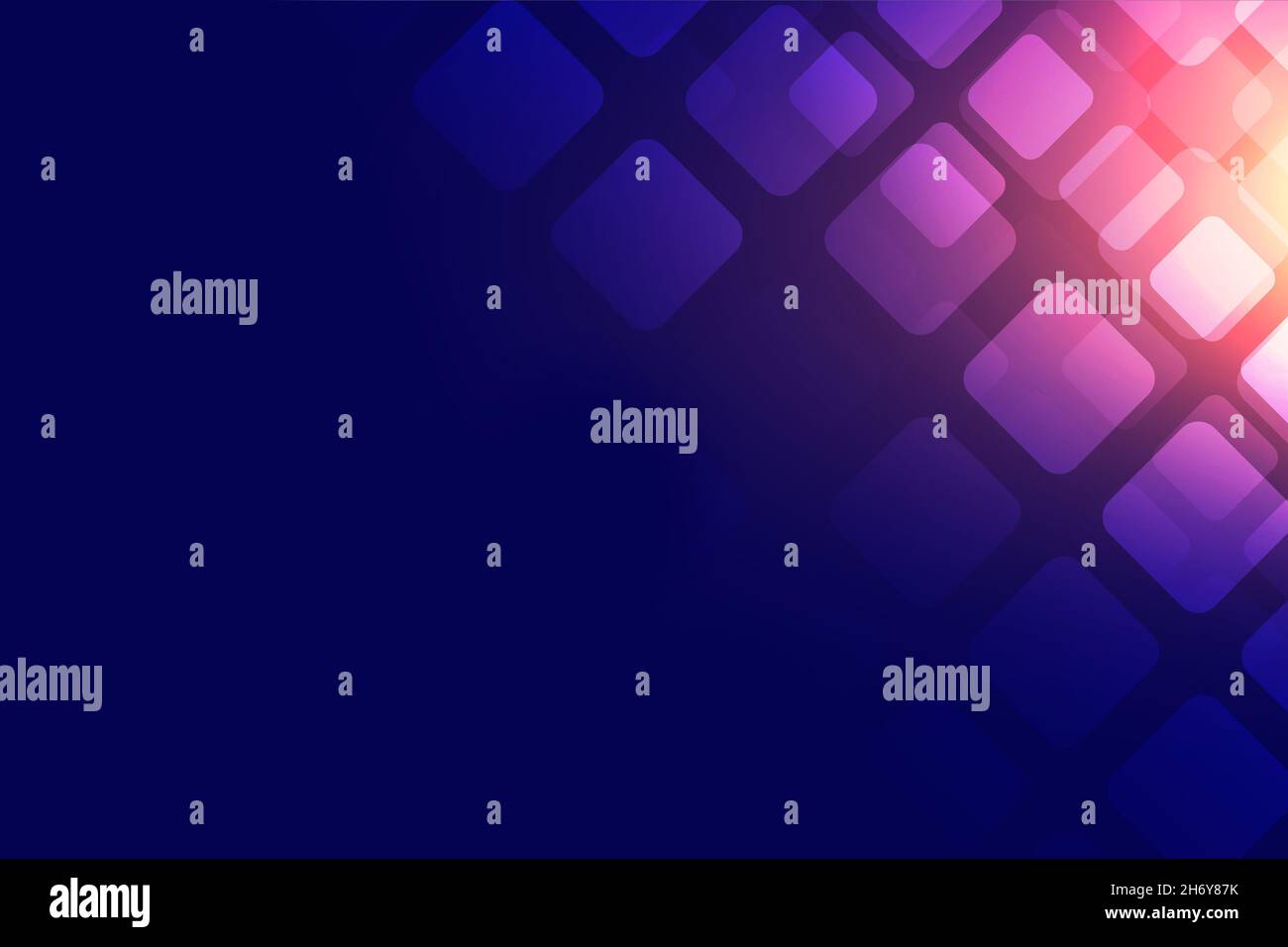 virtual buttons on blue backgrounds - Technology Stock Photo - Alamy