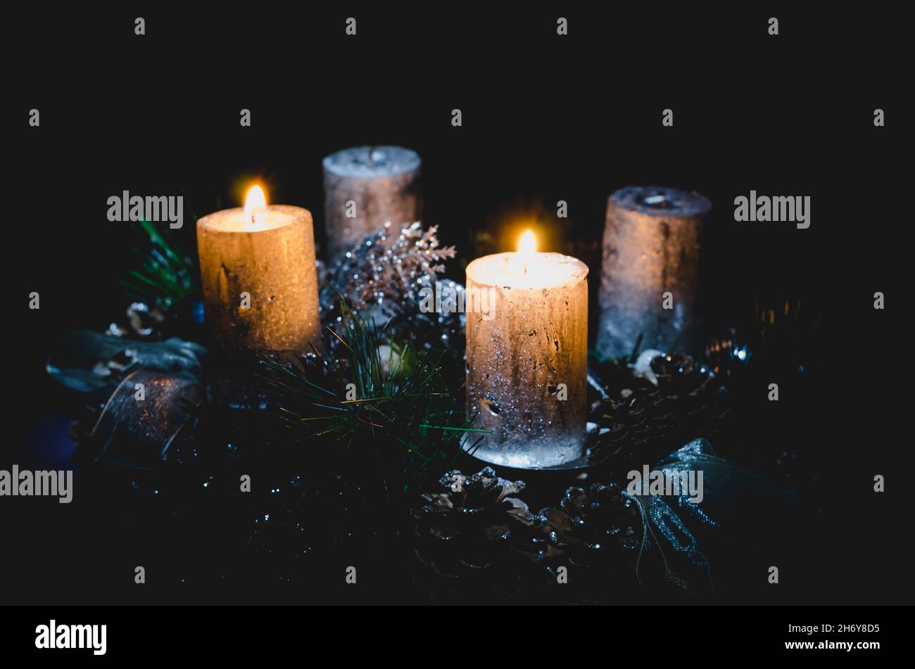 Christmas background second advent hi-res stock photography and images ...