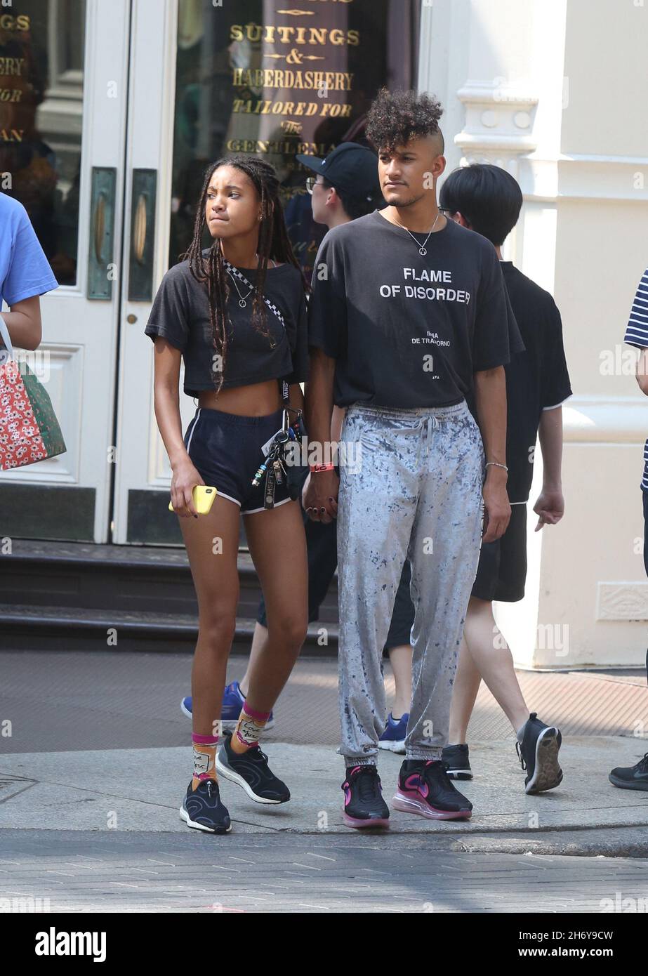 New York - NY - 07/28/2019- Willow Smith and boyfriend Tyler Cole ...