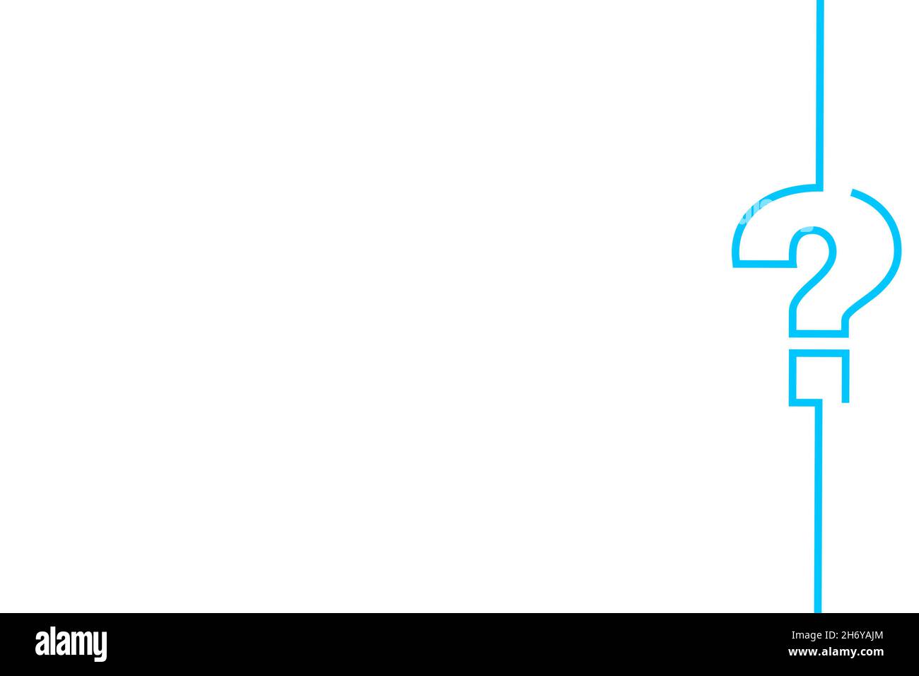 Question mark pencil Cut Out Stock Images & Pictures - Alamy