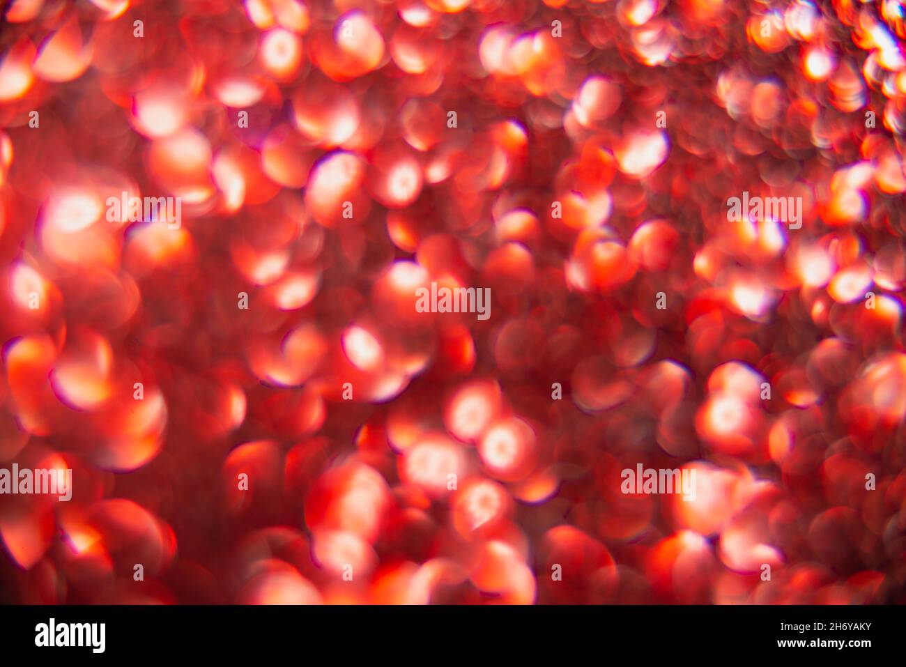 Texture created from oval red objects. The effect was obtained by ...