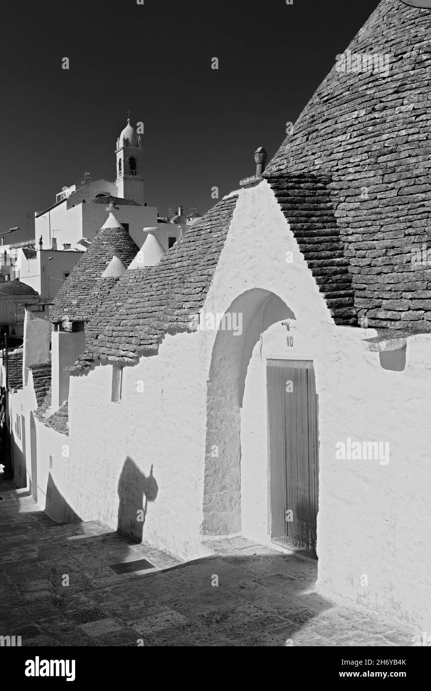 Traditional Trulli buildings in Alberobello built of local limestone ...