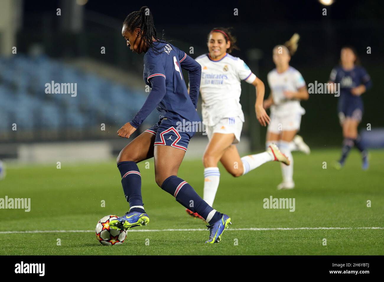 Marie-Antoinette Katoto (9, Paris Saint Germain) during the UEFA Women ...
