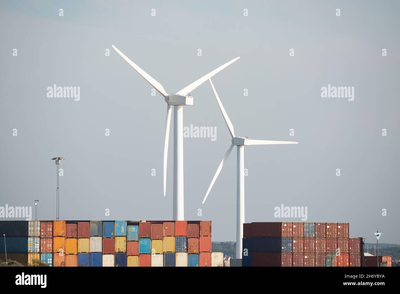 Wind power generation facilities turbines hi-res stock photography and ...