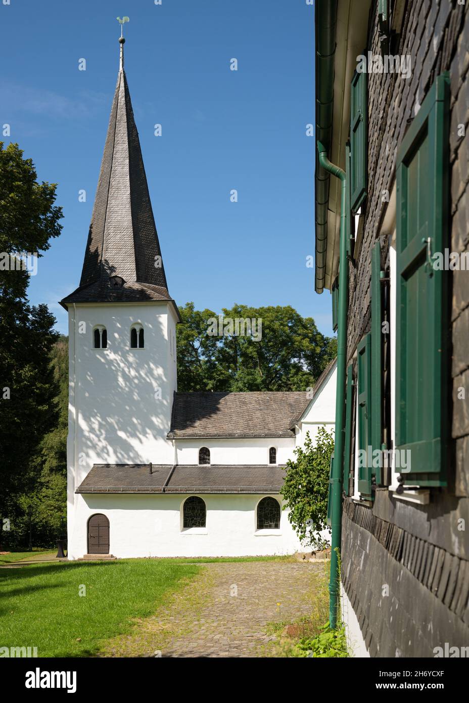 Medieval church of Wiedenest, Bergneustadt, Bergisches Land, Germany ...