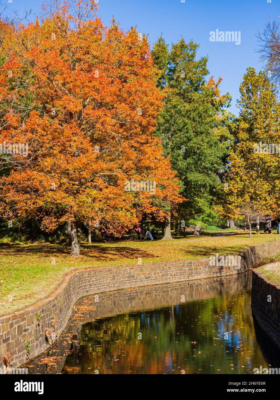 Beautiful fall color in the famous Philbrook Museum of Art at Tulsa ...