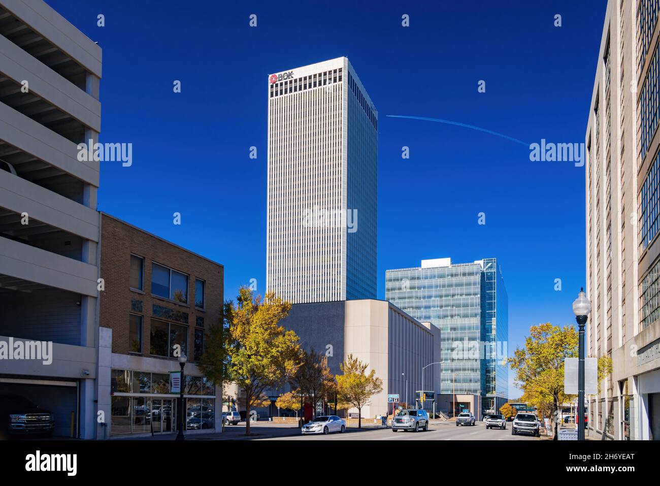 Tulsa, NOV 15 2021 - Sunny view of downtown cityscape Stock Photo - Alamy