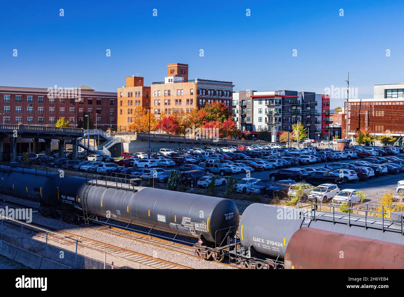 Tulsa, NOV 15 2021 - Sunny view of downtown cityscape Stock Photo - Alamy