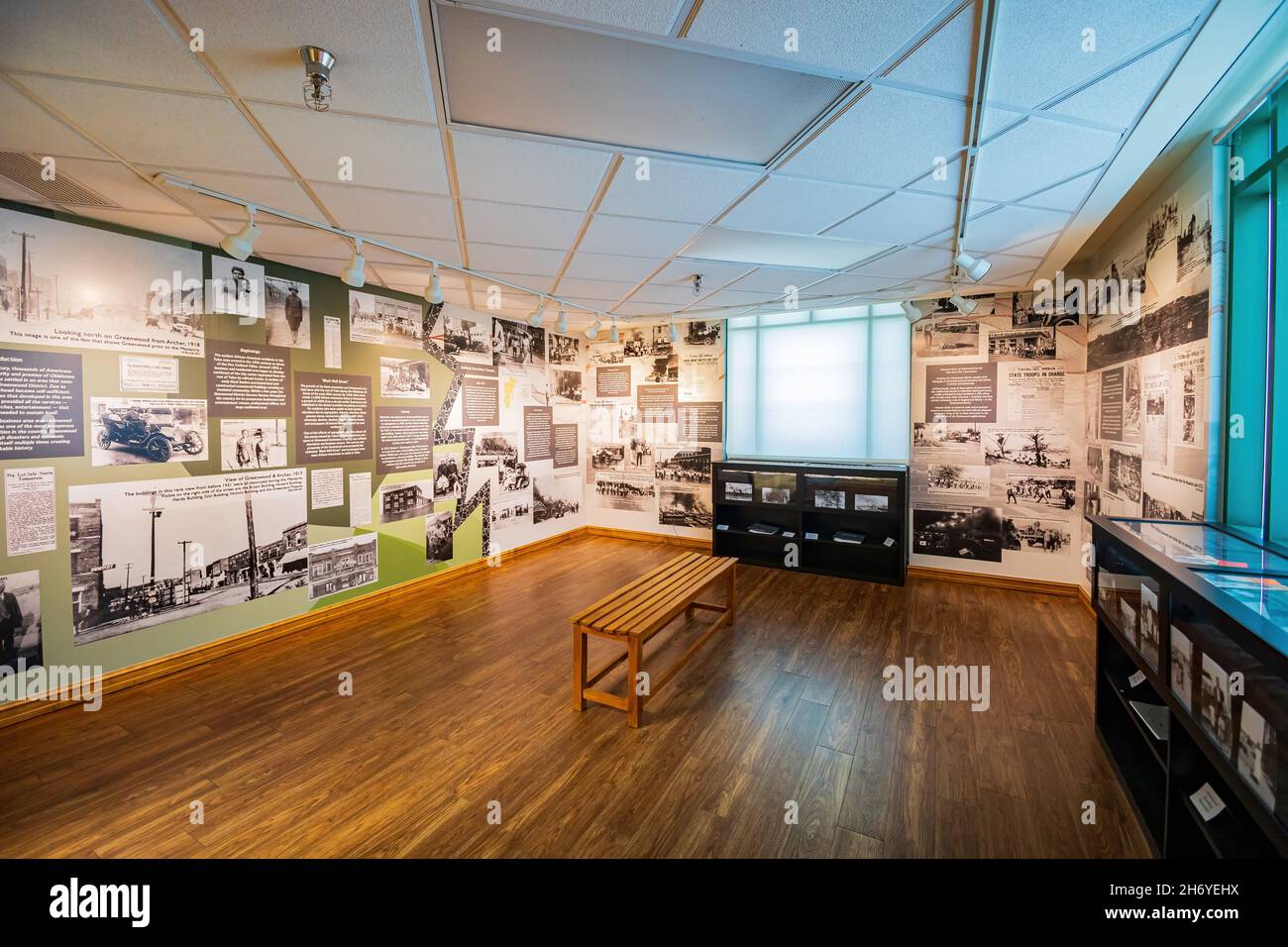 Tulsa, NOV 12 2021 - Interior view of the Tulsa Historical Society and ...