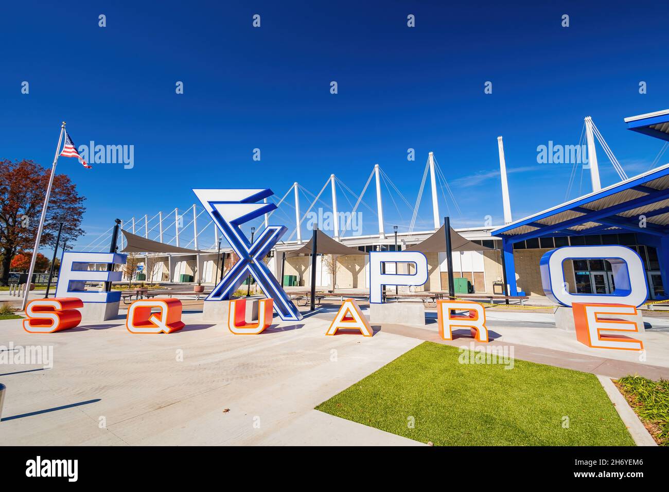 Tulsa, NOV 15 2021 - Sunny view of the SageNet Center Stock Photo - Alamy