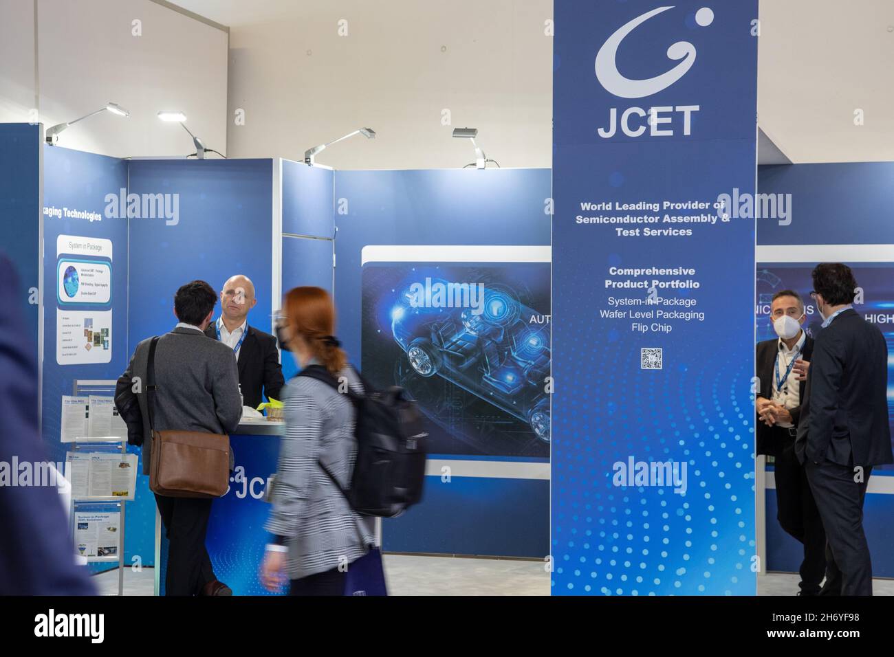 JCET at the Productronica Semocon Europe trade fair on November 18 ...