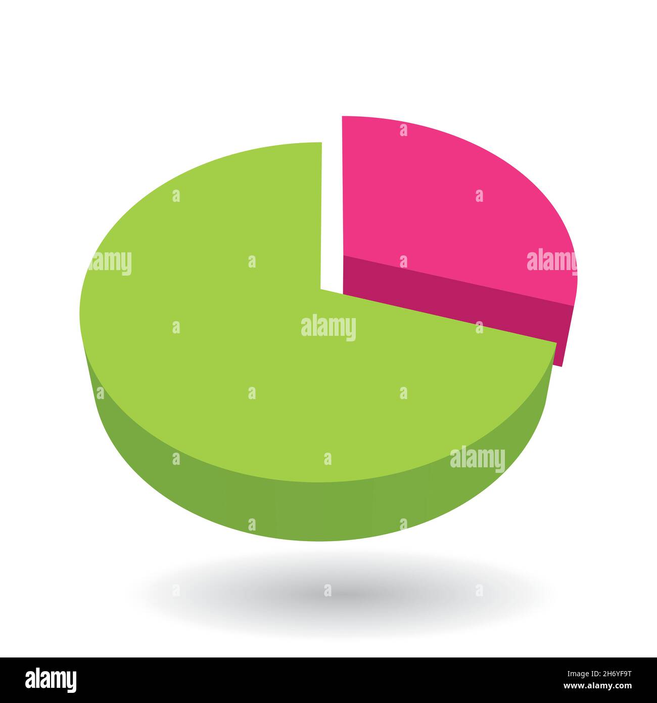 Colorful pie chart design element Stock Vector Image & Art - Alamy