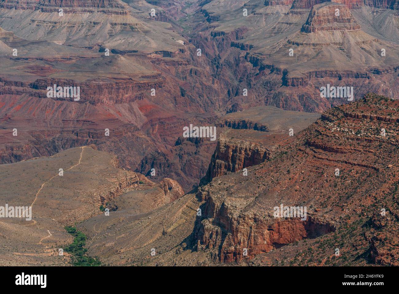 Grand Canyon National Park. Red rock formation, close up view Stock ...