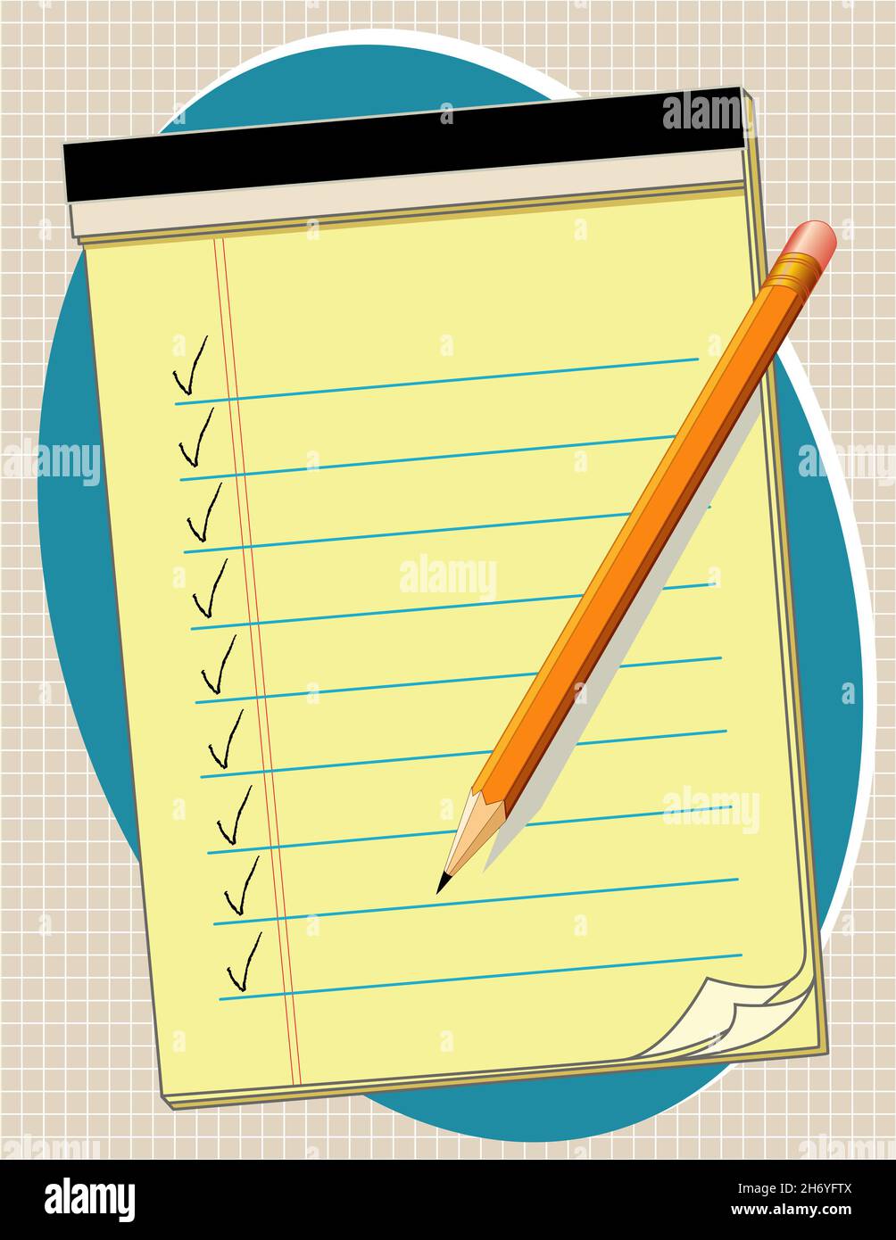 Pencil checklist hi-res stock photography and images - Alamy