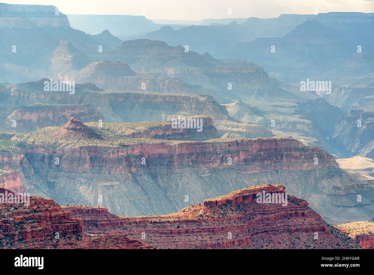 Red rocks formation in Grand Canyon National Park, scenic view Stock ...